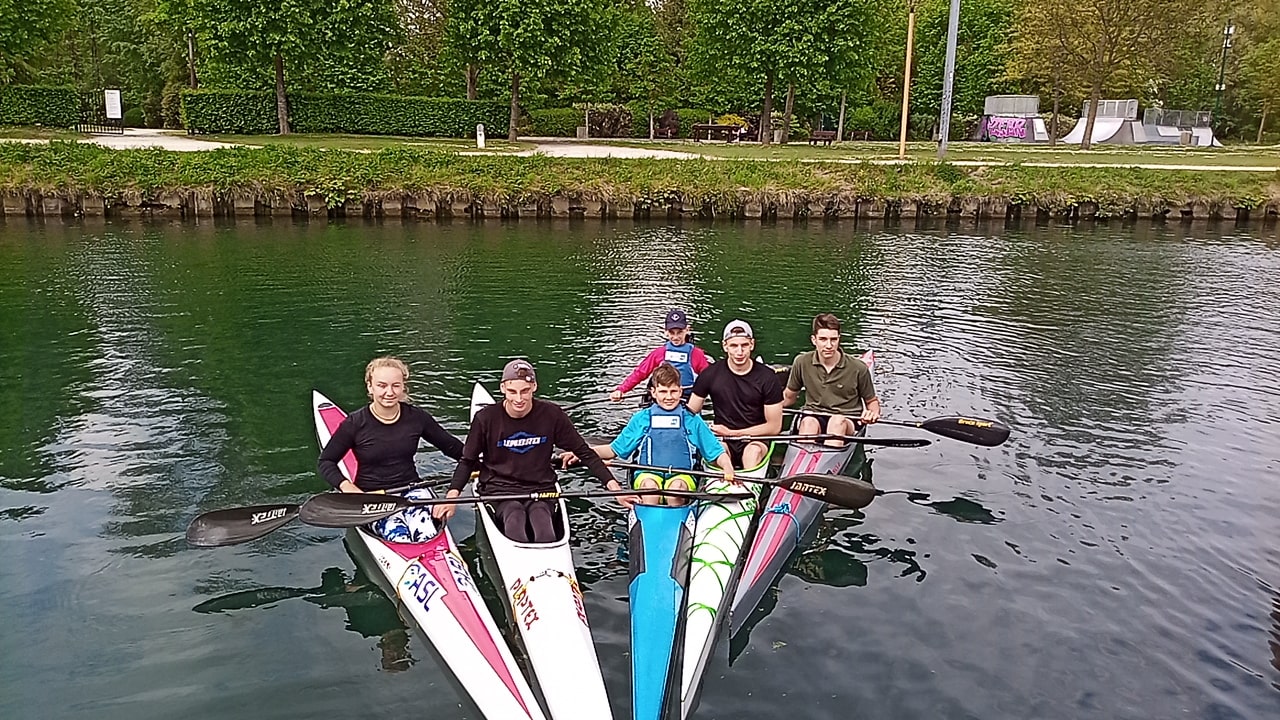 ASL canoé Ukrainiens en équipe de France