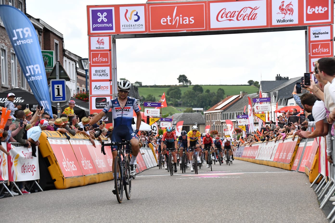 Tour de Wallonie 5è étape Bagioli vainqueur
