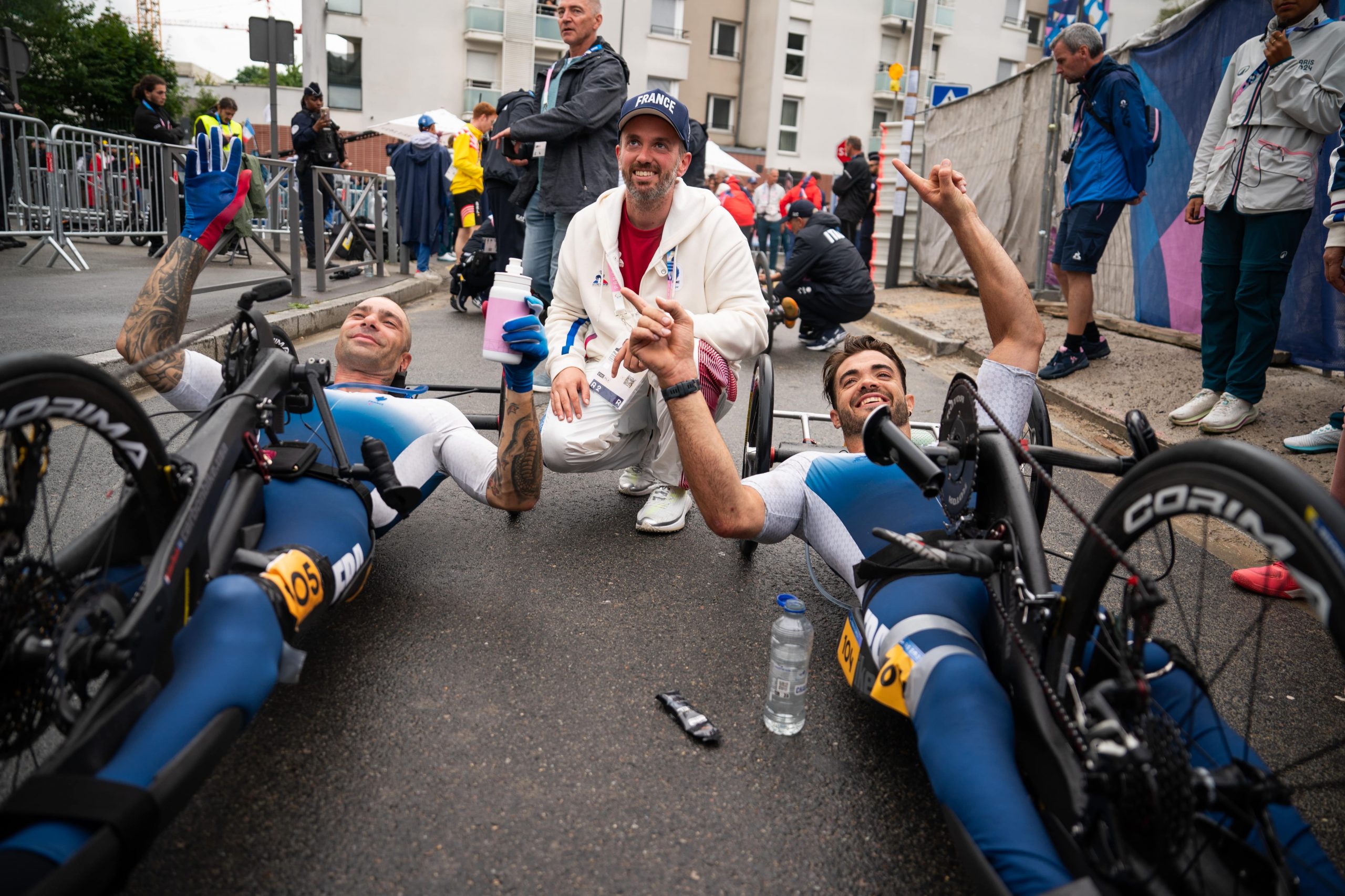 Paralympiques Mathieu Bosredon vainqueur de la course en ligne
