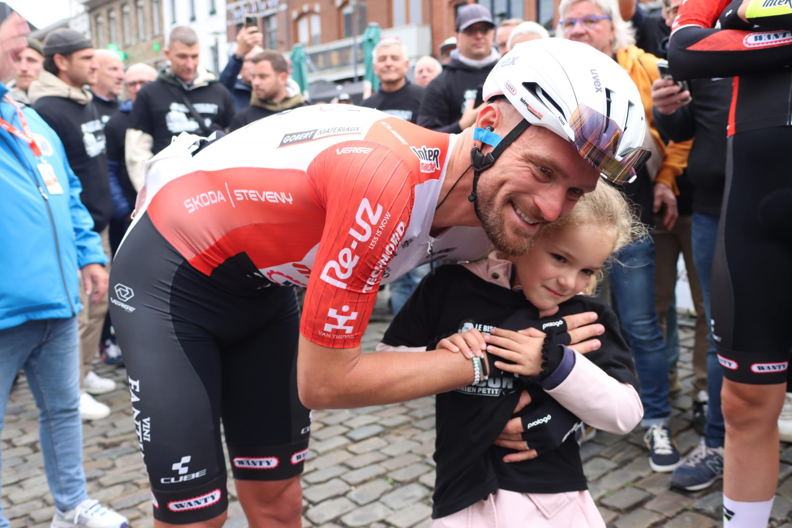 Binche Adrien Petit sa dernière course