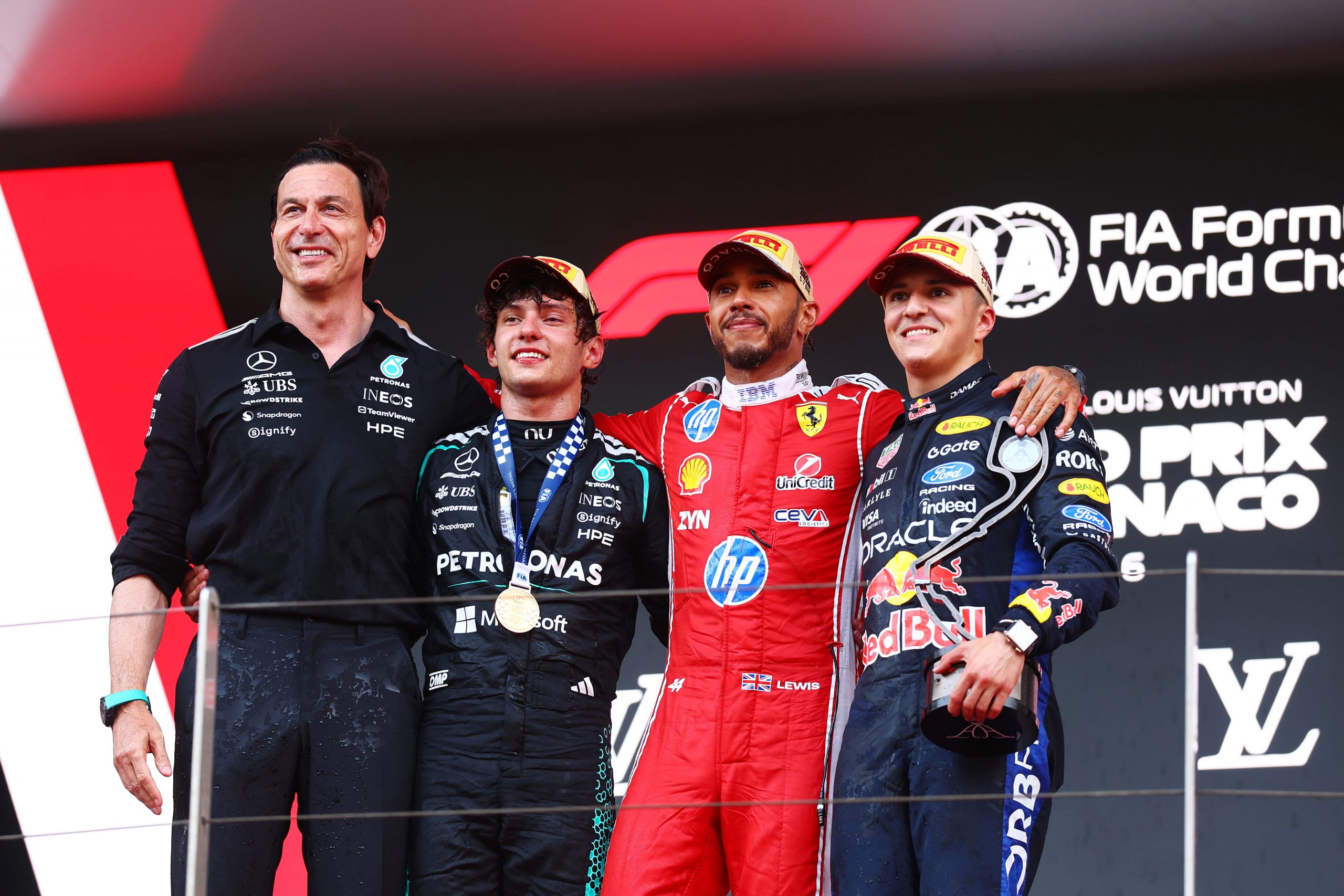 Grand Prix de Monaco Hadjar sur le podium 2026